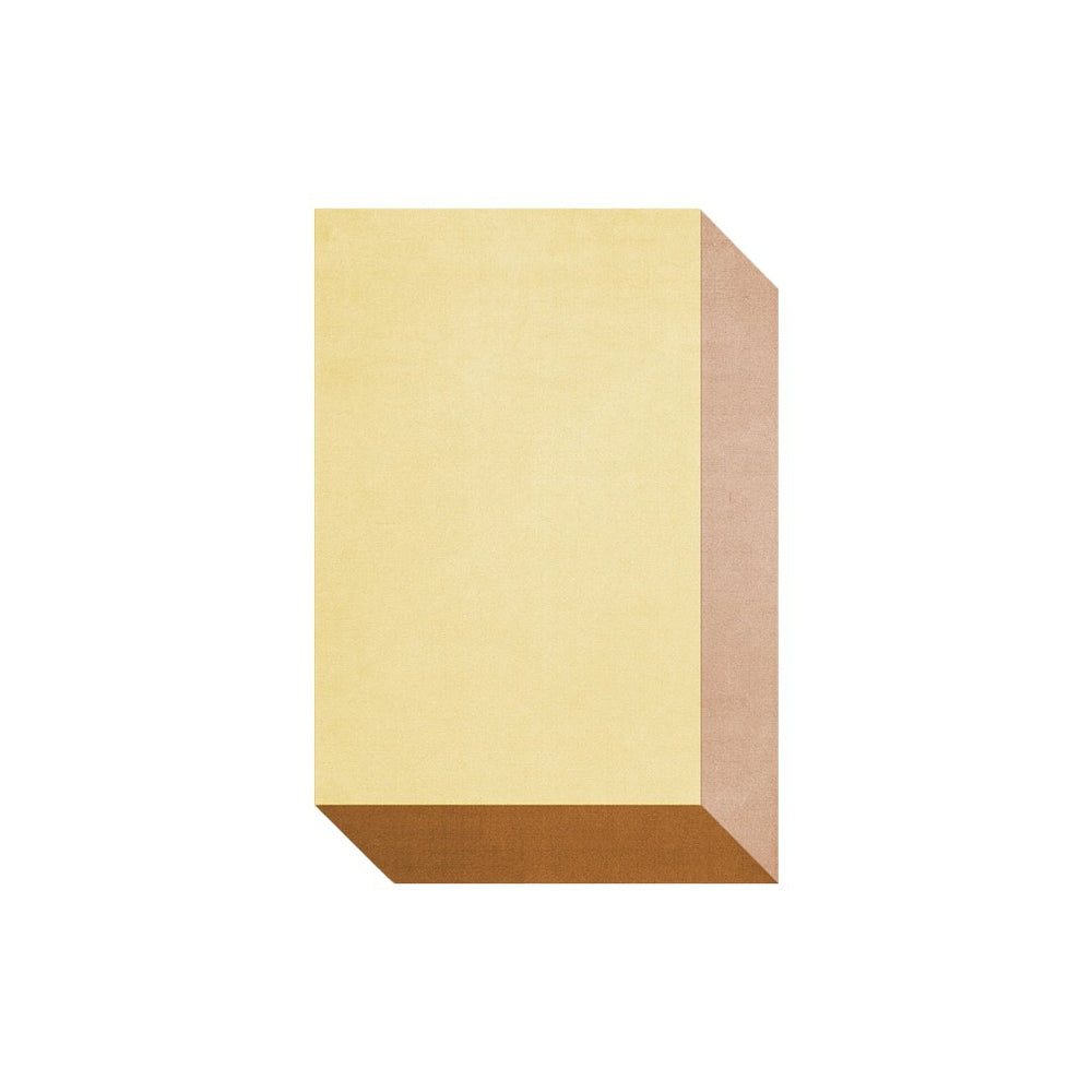 Tapis Teklan Box - Jaune - Layered - Maison Caldeira